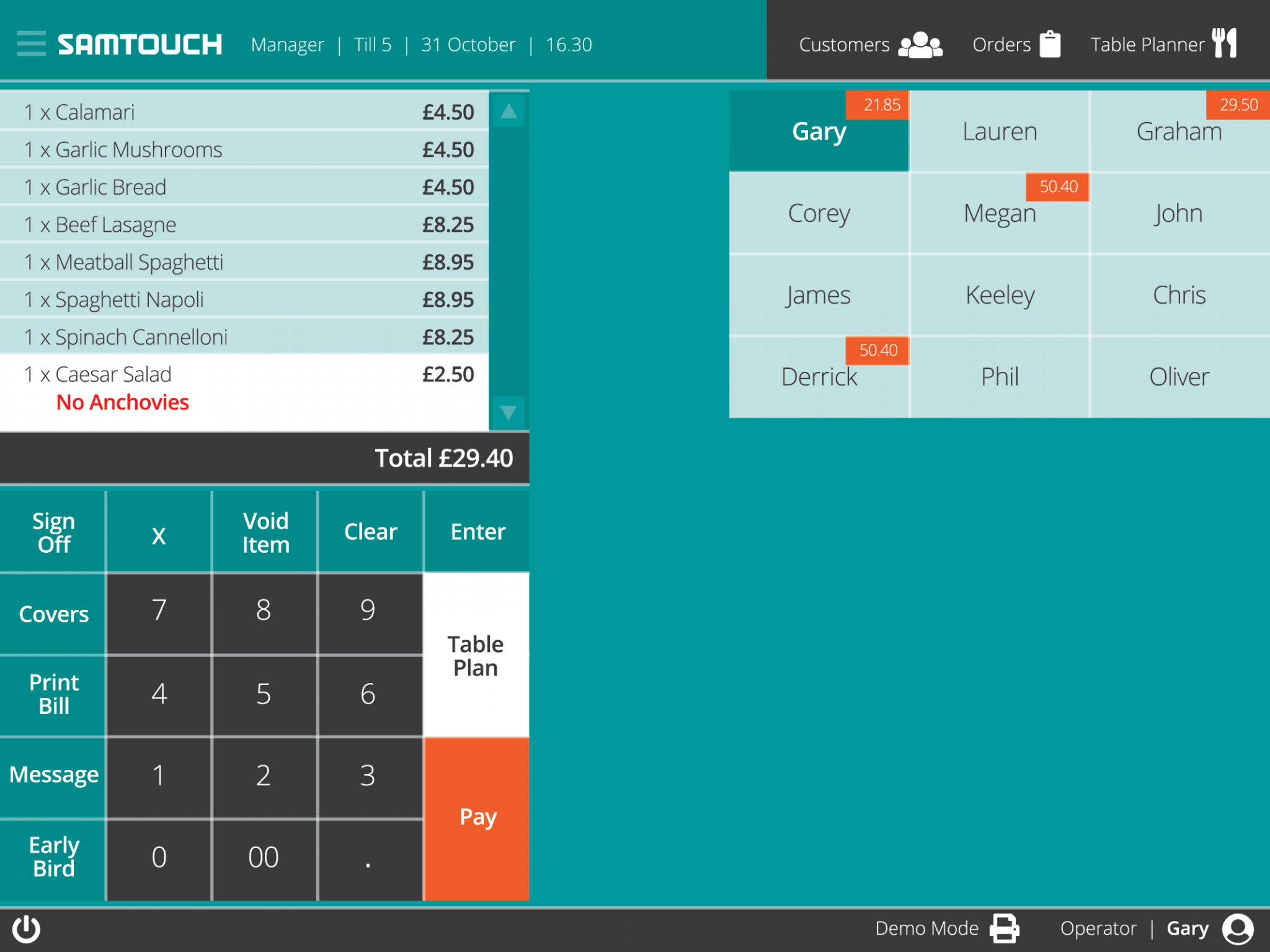 Samtouch Pos Software